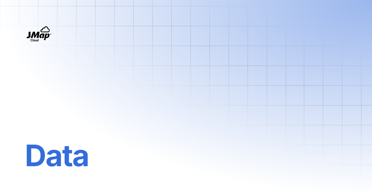 Data | English | JMap Cloud