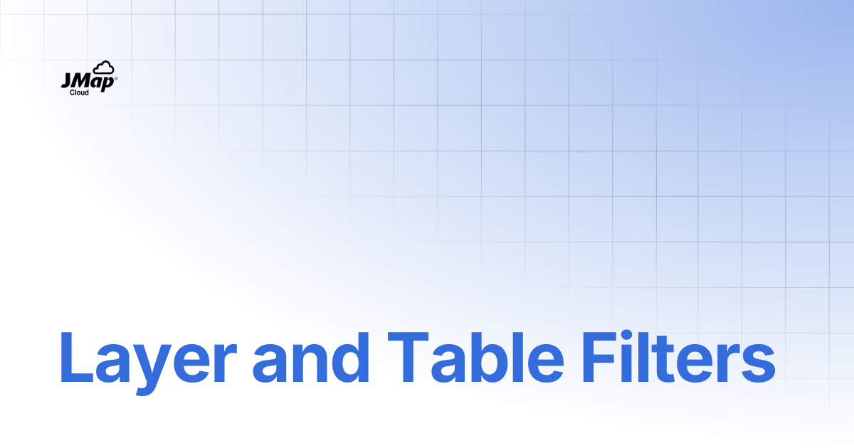 Layer Filters | English | JMap Cloud