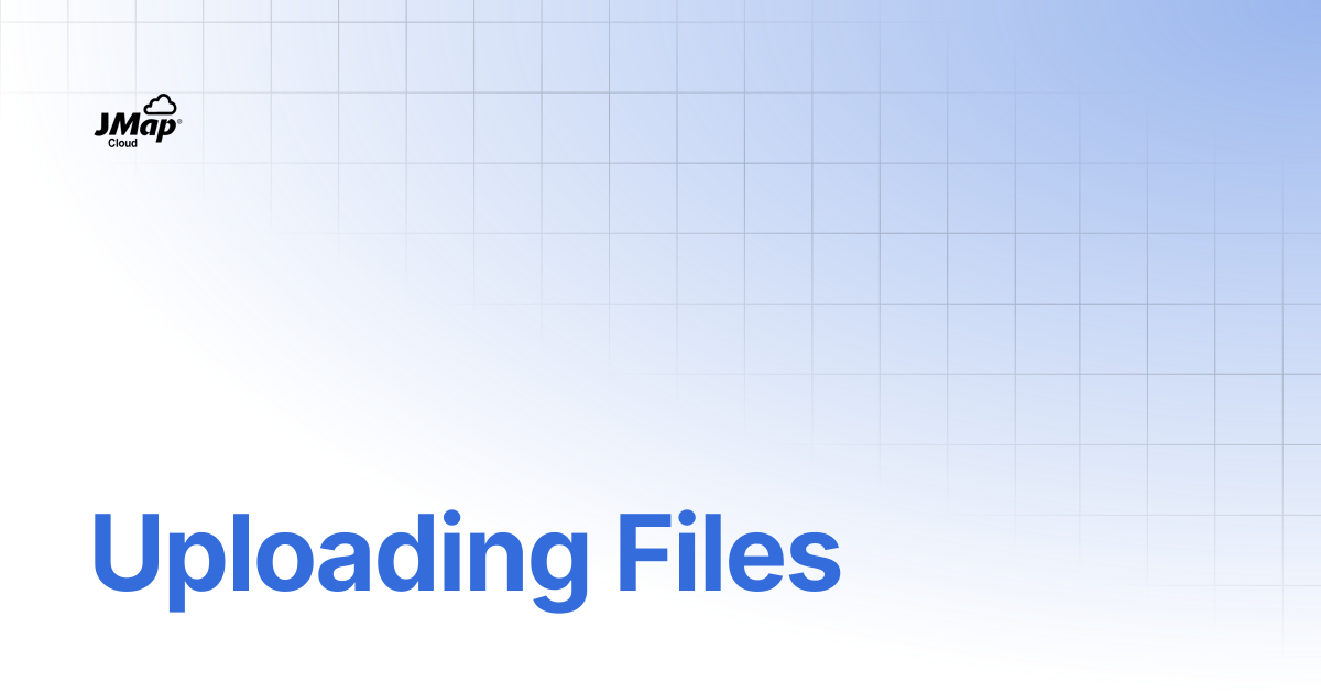Uploading Files | English | JMap Cloud